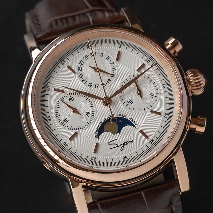 Sugess Watch MoonPhase Master SU1908GW/X – Sugess Official