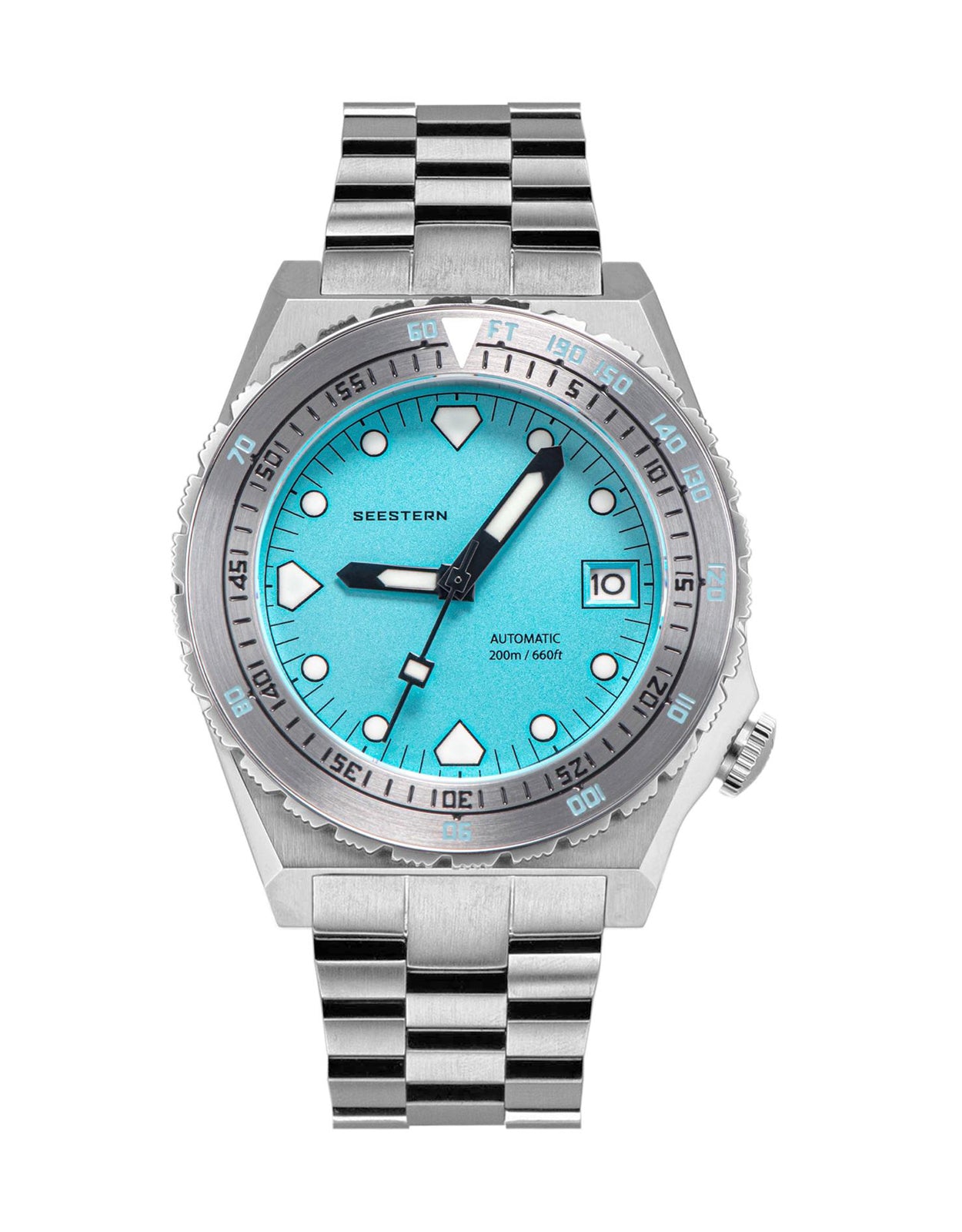 Seestern Sub600T Stainless Steel Ceramic Bezel Seaman NH35A Automatic ...