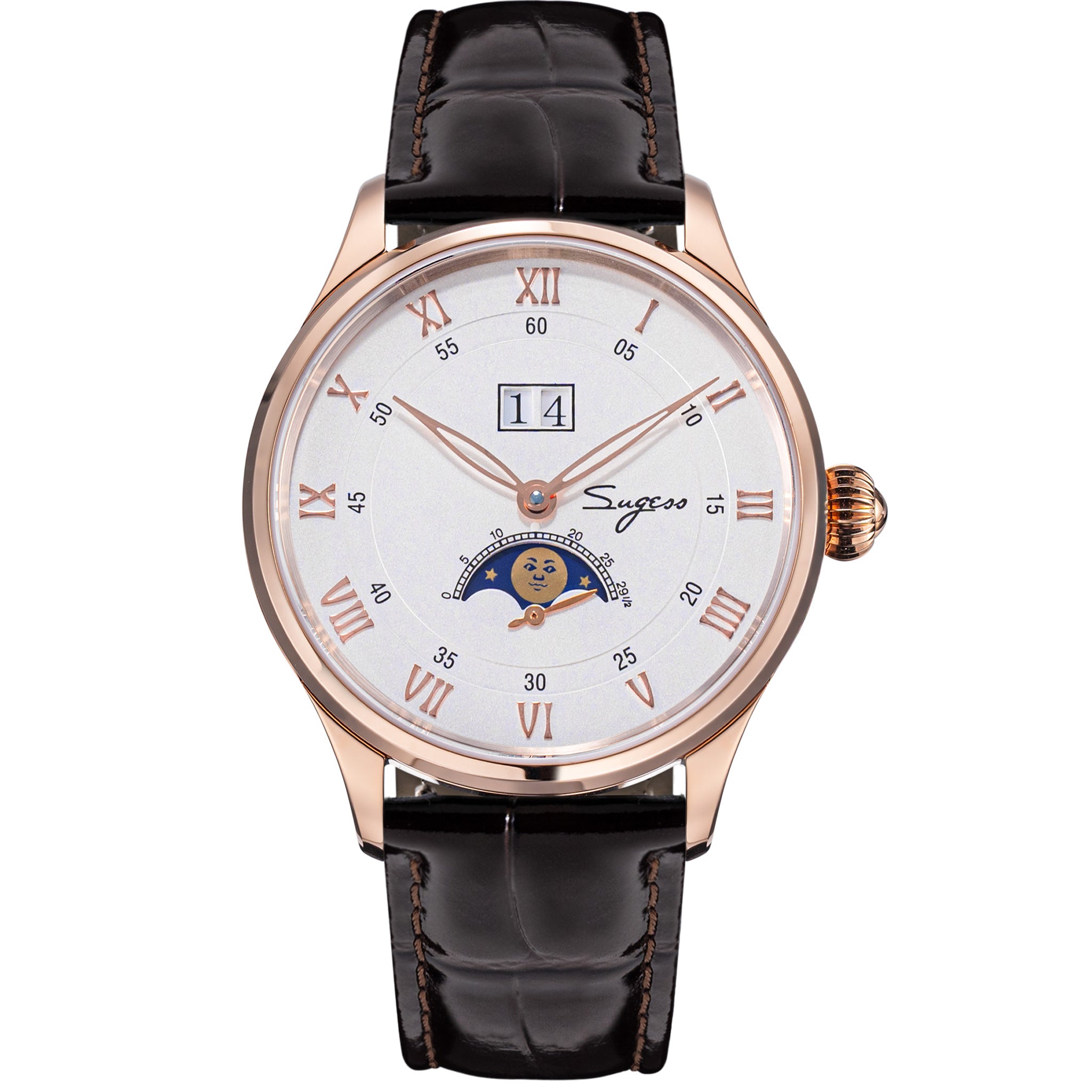Sugess Watch MoonPhase Master S437-2.RW – Sugess Official