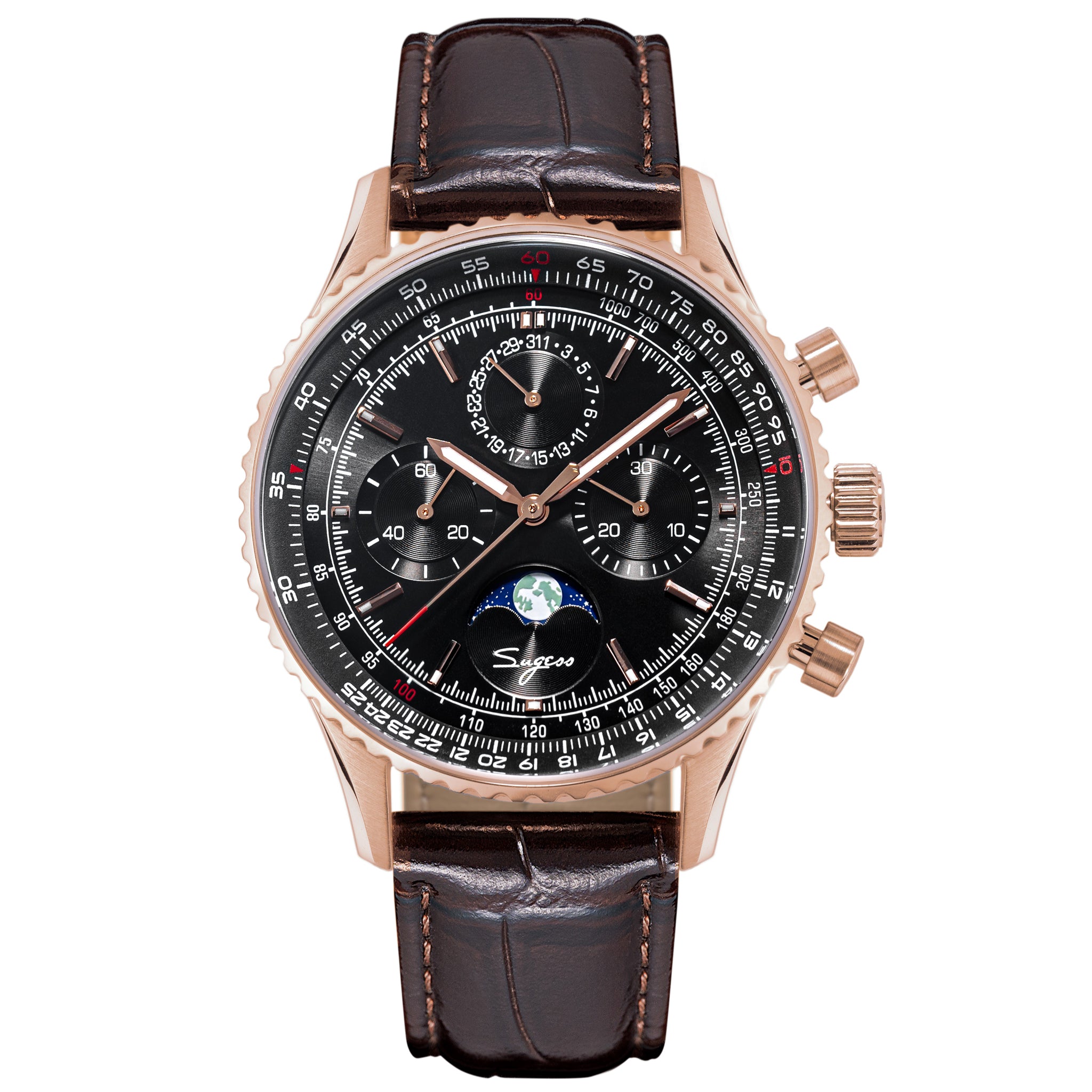 Sugess Watch MoonPhase Master S468.RK.B – Sugess Official